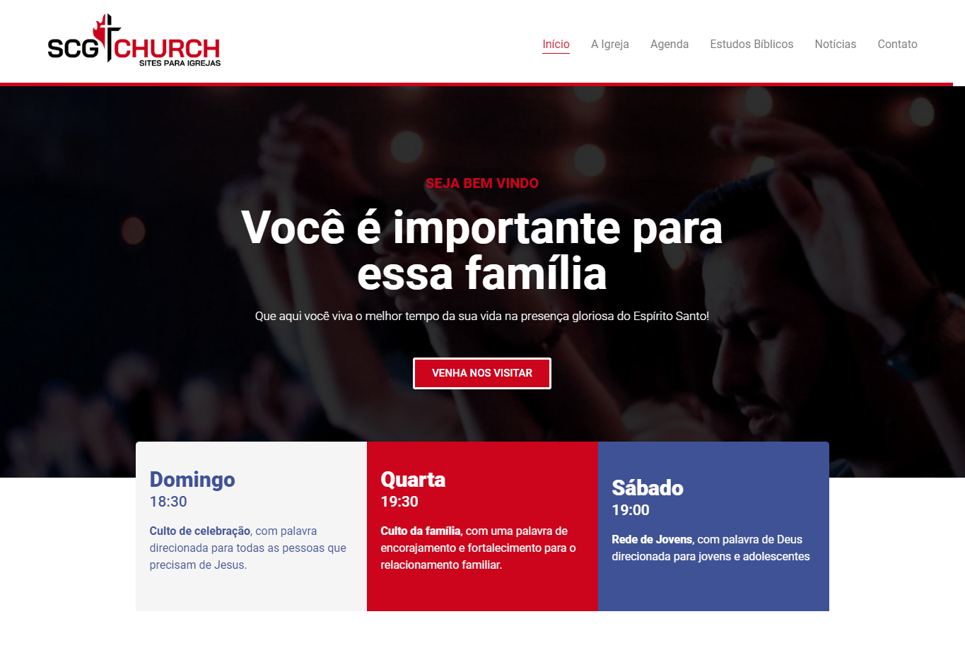 SCG Church -Site ara Igrejas